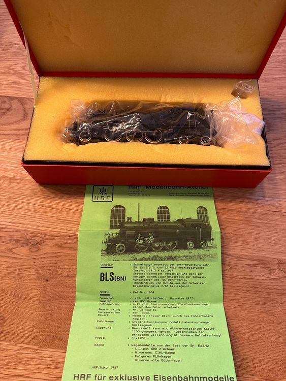 HRF Dampflok BN Ea3/6 32, Schwarz, Messing, H0 in GS (Neu (gemäss Beschreibung)) in Schaffhausen ...