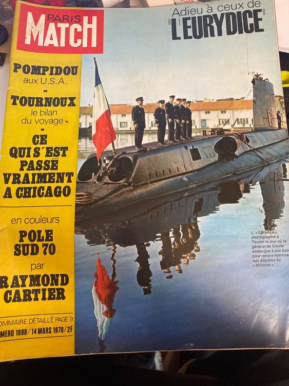 Paris Match 1970 - L'adieu à Eurydice (Gebraucht) in Le Brassus für CHF ...