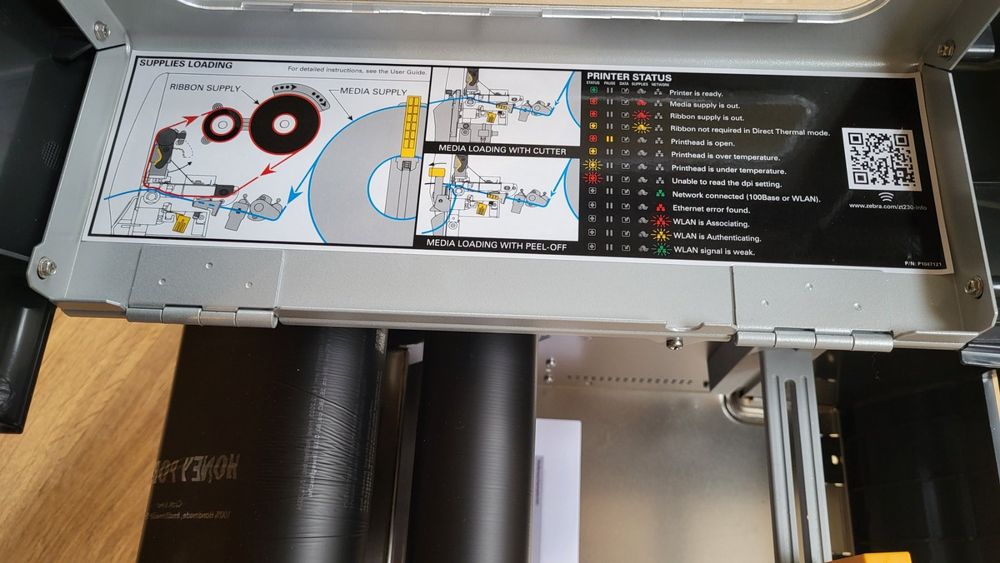 ZEBRADRUCKER-Thermotransferdrucker Typ ZT230 300 dpi (Gebraucht) in ...