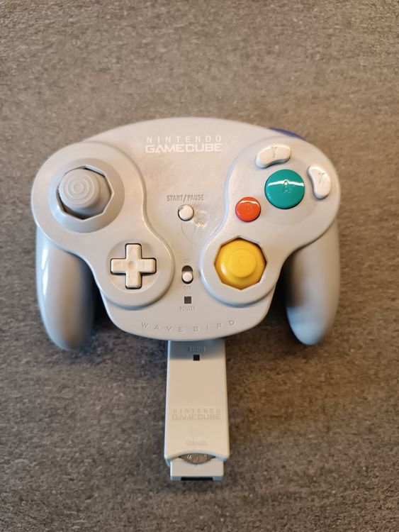 Nintendo Gamecube Wavebird Controller Original Grau Wireless (Gebraucht ...
