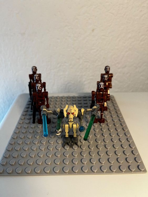 STAR WARS General Grievous Minifigur + 6 Commando-Droiden (Gebraucht ...