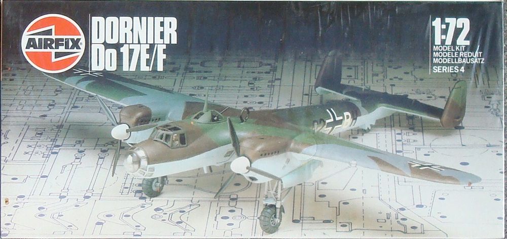 Airfix kit 4014 (1/72) Dornier Do-17 E/F (ungeöffnet !!) (Neu und ...