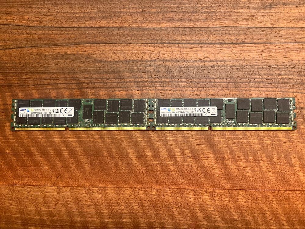 2x 16GB RAM SAMSUNG (Gebraucht) in Ostermundigen für CHF 2 – mit ...