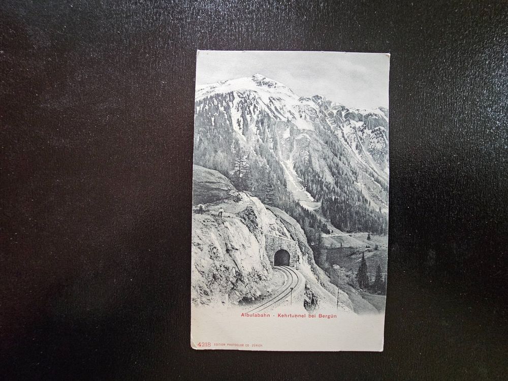 PK Postkarte Albulabahn Kehrtunnel (Gebraucht) in Dallenwil für CHF 5 – mit Lieferung auf ...