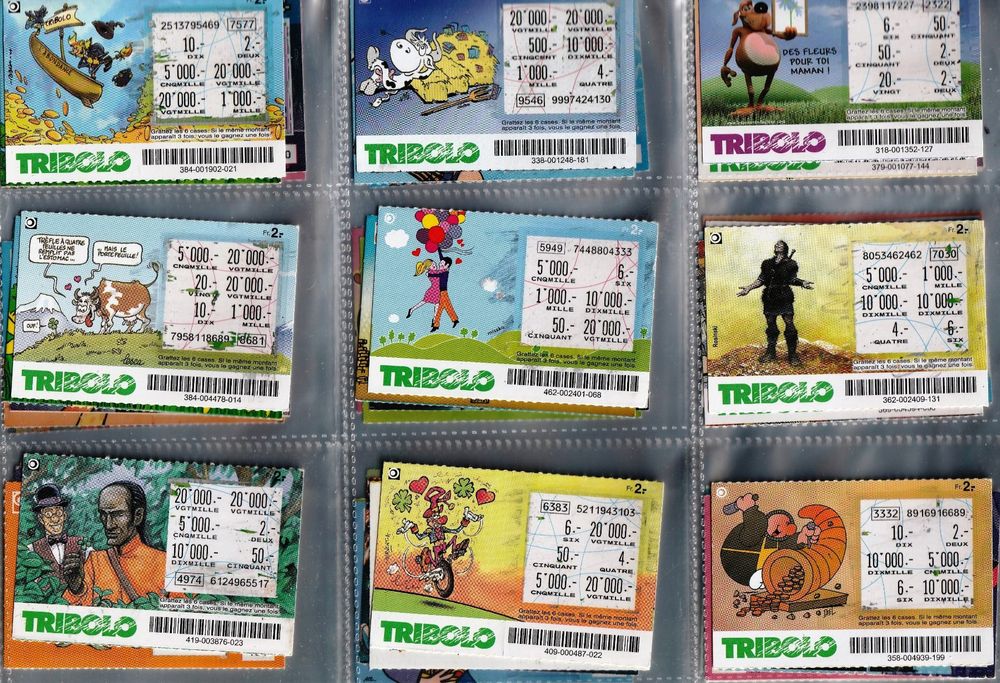 Classeur 111 Tribolo usagés différents pour collectionneur (D'occasion ...