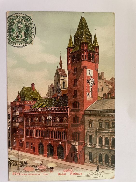 Basel - Rathaus Ansichtskarte | Kaufen auf Ricardo