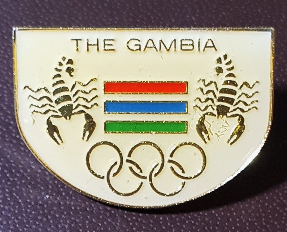T084 - Pin National Olympic Committee Pins - The Gambia (Gebraucht) in ...