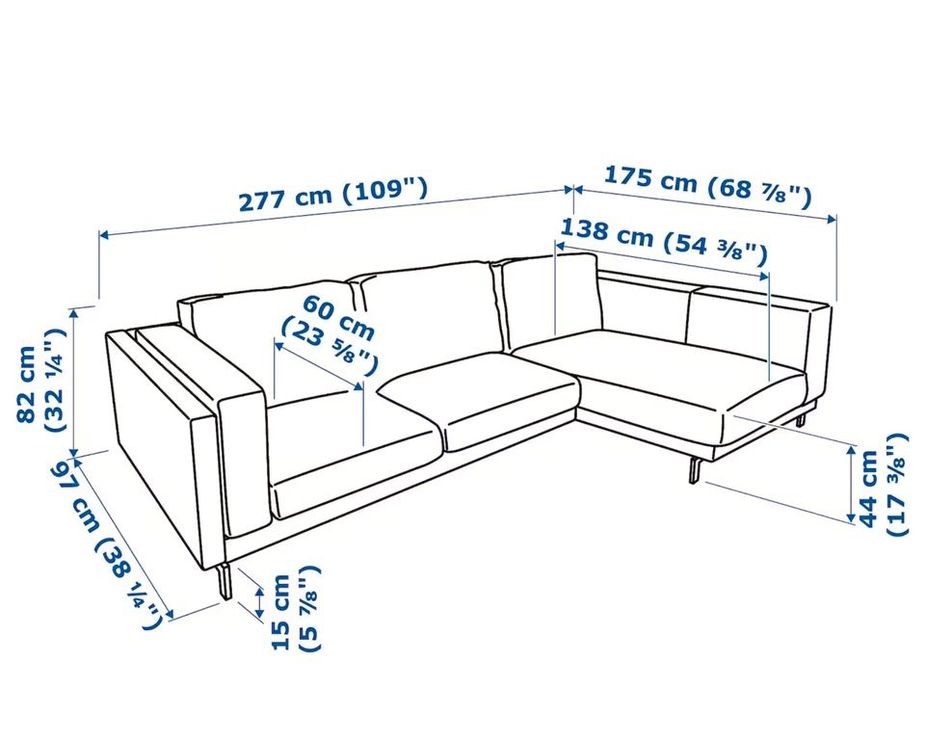 IKEA NOCKEBY Sofa mit 2x Bezüge | Kaufen auf Ricardo