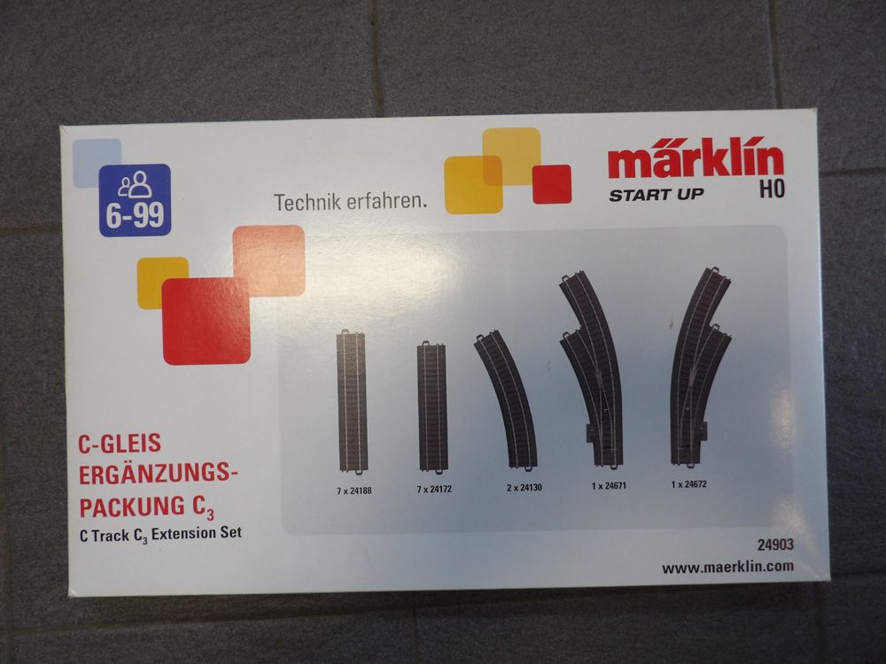 Märklin C-Geleise Ergänzungspackung C3 Art. 24903 | Kaufen auf Ricardo