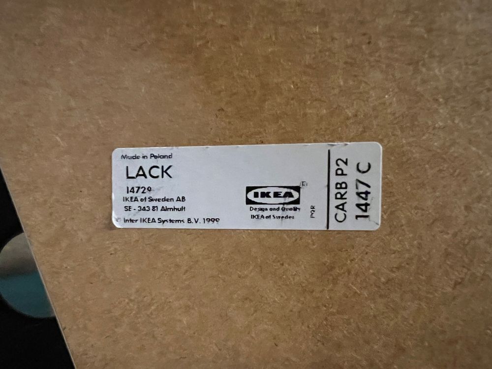 IKEA Lack Beistelltisch Weiß auf Rollen 14729 (Gebraucht) in Nänikon ...