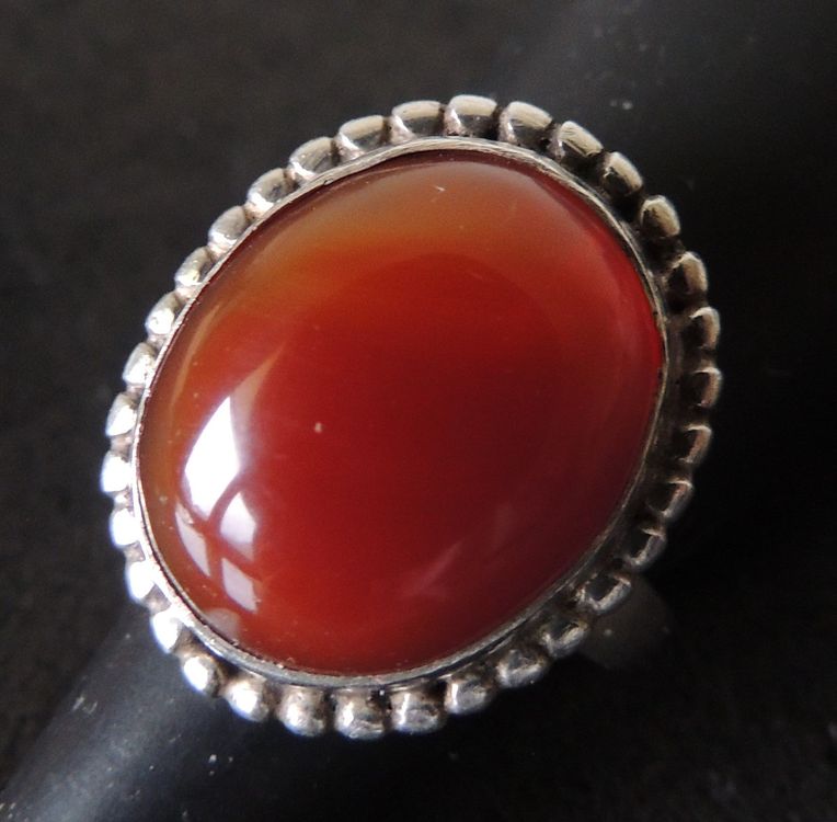 Silber 925 Karneol Fingerring Gr. 58 (Gebraucht) in Waldenburg für CHF 22 – mit Lieferung auf ...