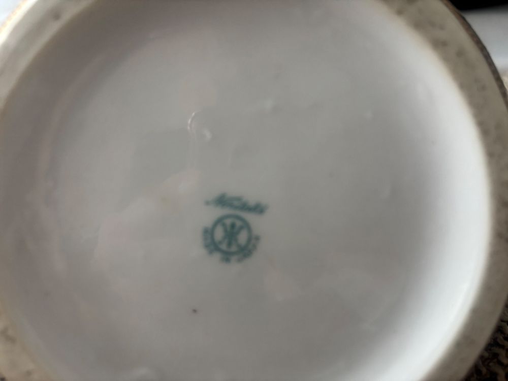 Antike Mariage-Porzellanvase Noritake,Japan, handbemalt,27cm (Gebraucht ...