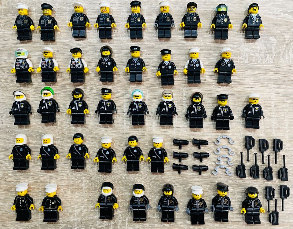 40 Lego Polizei-Figuren (70er, 80er, 90er, 00er) ab 5.- | Kaufen auf ...