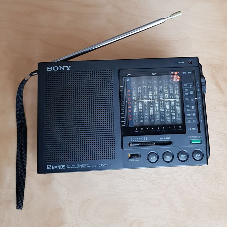SONY SW Dual Conversion FM/AM Multi Band Receiver ICF-7601L (D'occasion ...