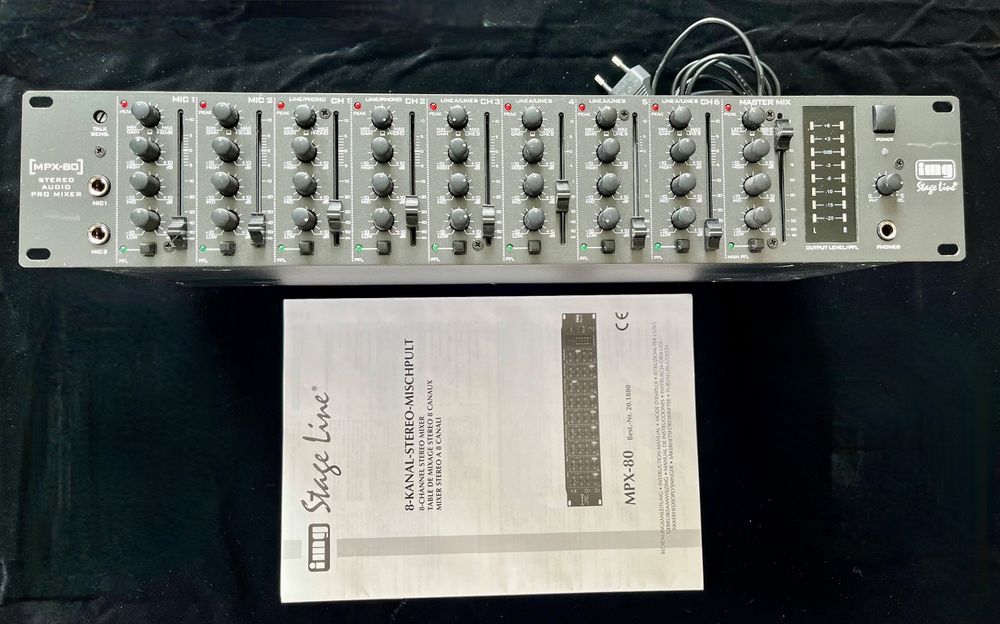 Mischpult Monacor MPX-80 2HE | Kaufen auf Ricardo