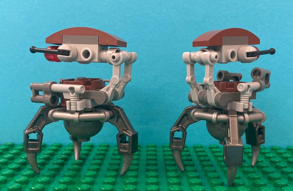 2x LEGO® Star Wars Minifigur sw0254 Droideka-Destroyer Droid (Gebraucht ...