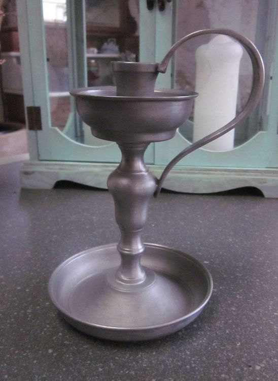 Alter Zinn Kammerleuchter, Kerzenhalter (Gebraucht) in Bischofszell für CHF 37 – mit Lieferung ...