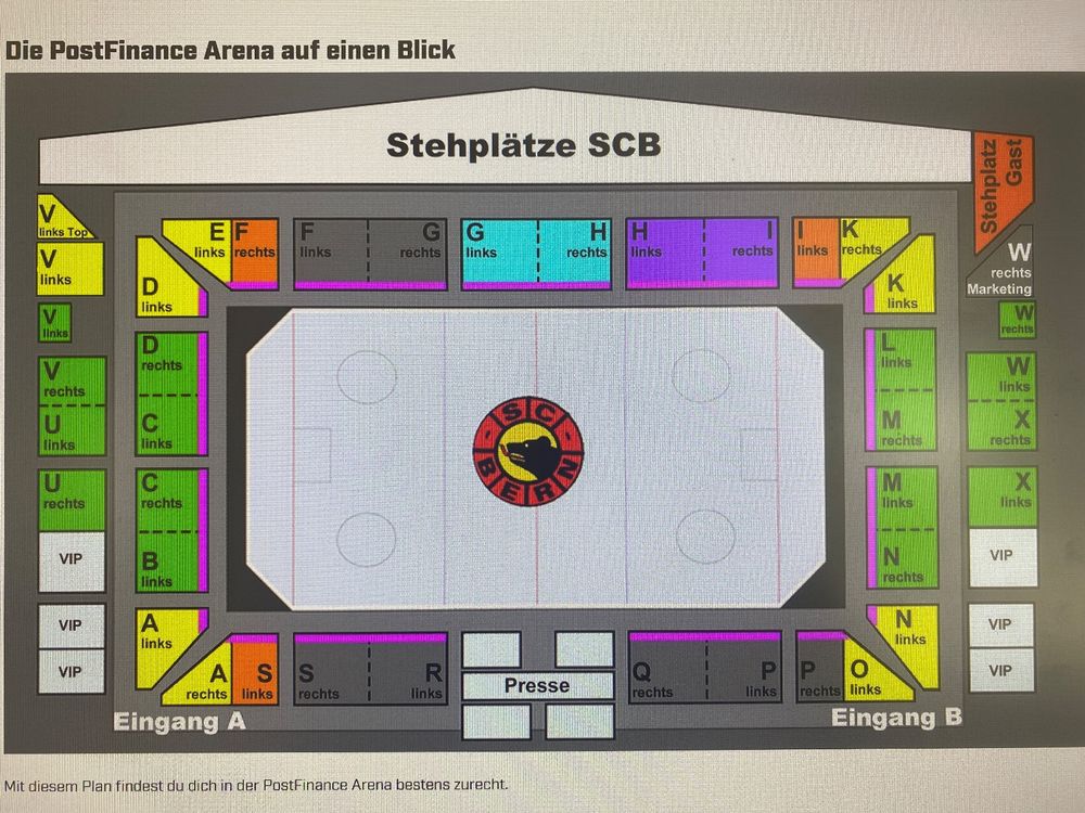 SCB Sitzplatz SCB - EVZ, Sa 28.10.2023 | Kaufen auf Ricardo