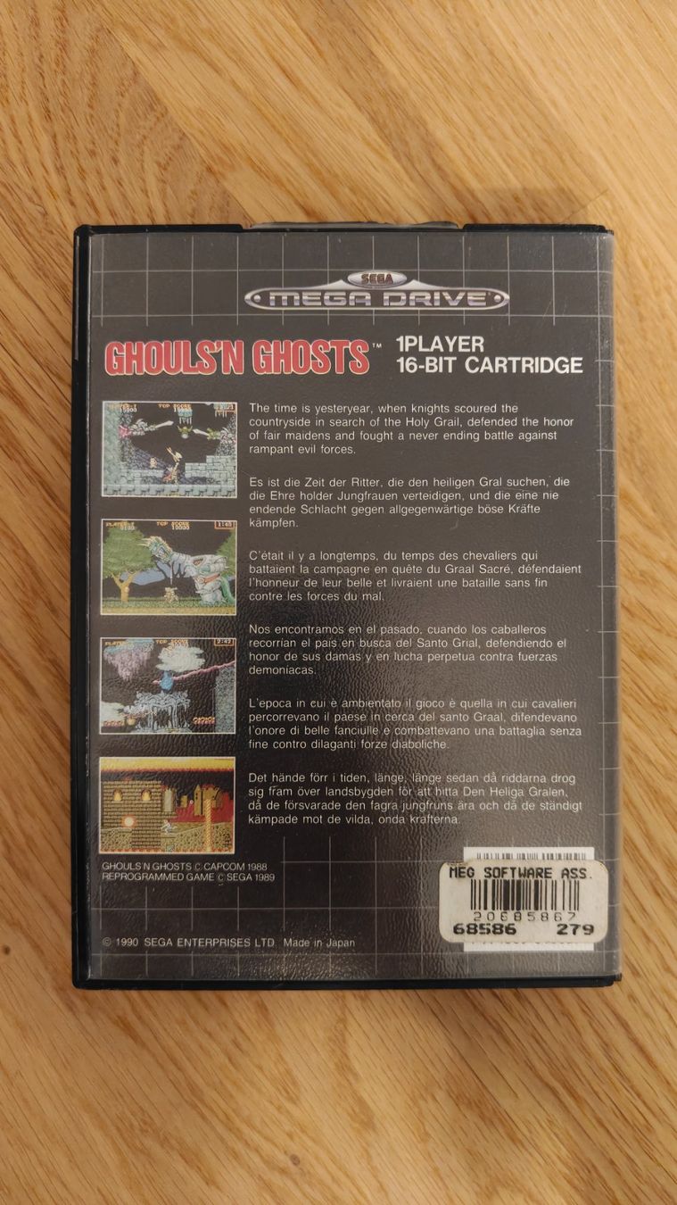 Ghouls'n Ghosts - Sega Mega Drive - Complet en Boîte (CIB) (Gebraucht ...