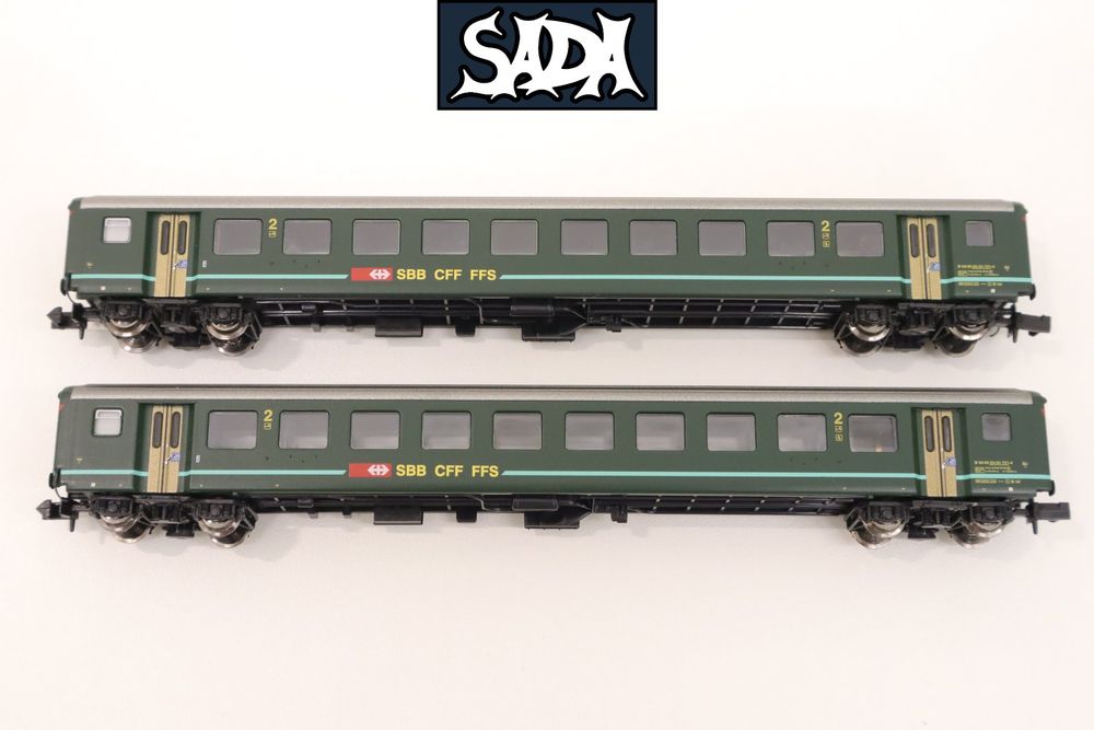 Brawa 2 x 65208 SBB EW II B "Komfortstreifen", Spur N (Gebraucht) in ...