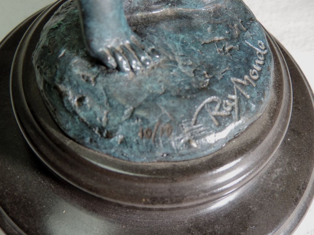 Signierte Bronze auf Marmorsockel, Akt Skulptur (Gebraucht) in Duggingen für CHF 198 – mit ...