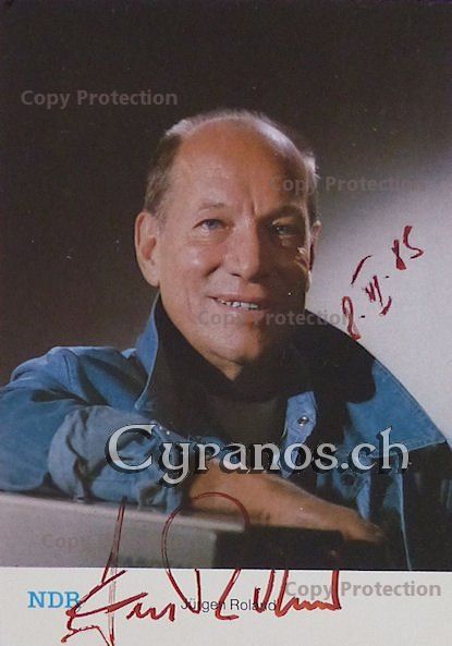 Jürgen Roland (1925-2007) Regisseur - Autogramm (Gebraucht) in Dietikon ...