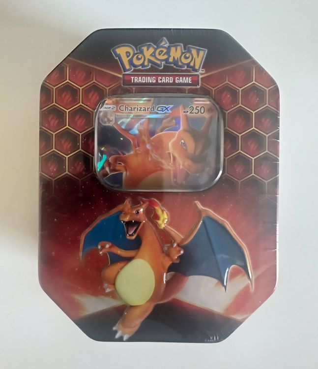 🇬🇧 Pokemon Hidden Fates 》Tin / Box Charizard 》OVP (Neu (gemäss ...