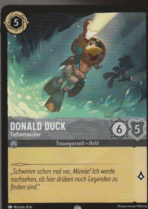 TCG LORCANA FLUTGESTALTEN ( 2ROF ) De 178 Donald Duck - Tie (Neu (gemäss Beschreibung)) in Vezia ...