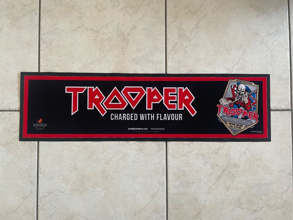 Tapis de Bar Iron Maiden Bière Trooper (Gebraucht) in Vallamand für CHF ...