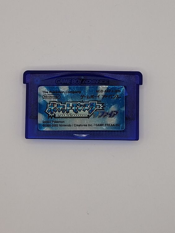 Pokemon Saphire Gameboy Advance GBA Modul Japan (Gebraucht) in ...