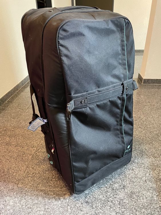 STOFF REISEKOFFER ROLLKOFFER RÄDERN TROLLEY FERIEN REISEN (Gebraucht ...