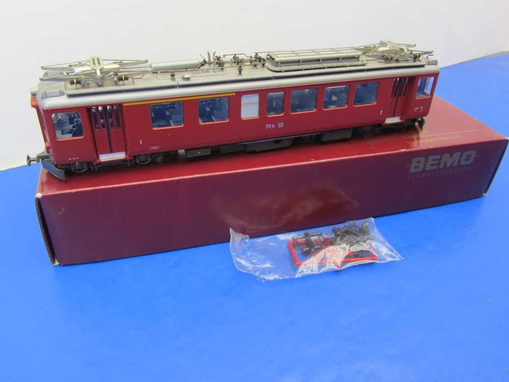 Bemo, RhB Triebwagen ABe 4/4 501, 1265 134, Digital. (Gebraucht) in St ...
