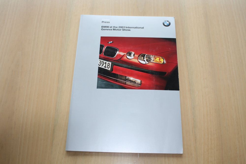 BMW Pressemappe/CD Genf 2001 X5 4.6 is/M3 Cabrio (Gebraucht) in Wikon ...