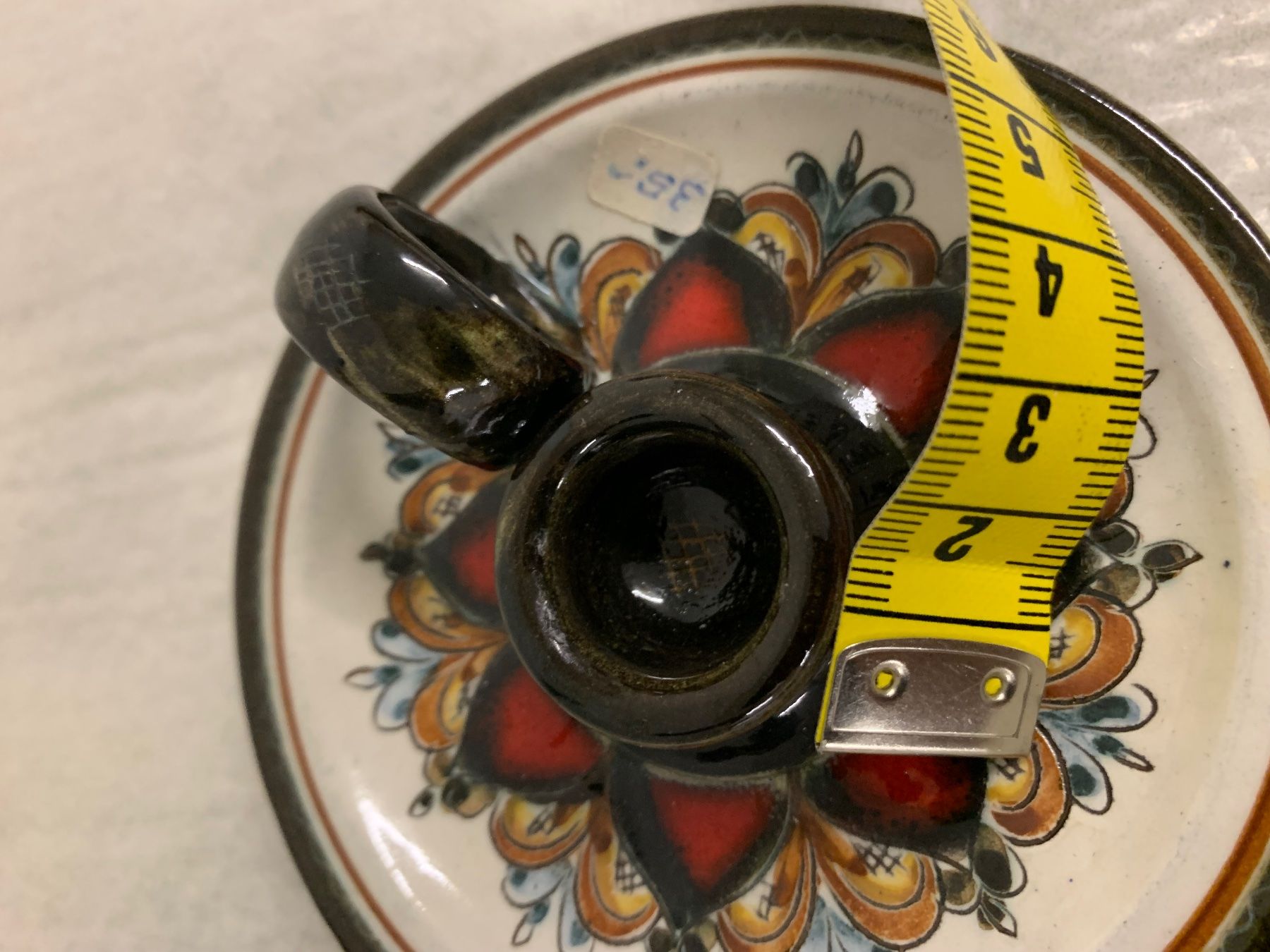 Keramik Kerzenhalter Handarbeit Vintage Retro 70er Jahr Ki8 (Neu ...