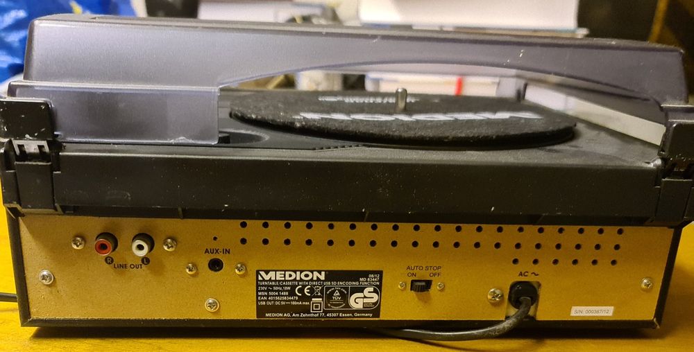 MEDION TURNTABLE CASSETTE ENCODE SYSTEM (Gebraucht) in Kriens für CHF ...