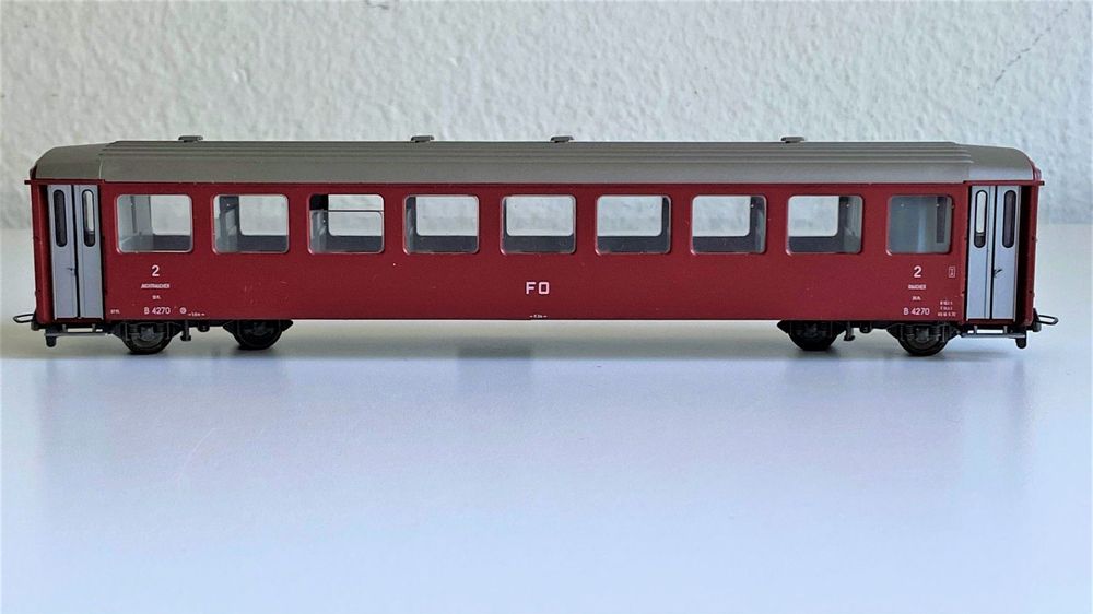 BEMO 3266 FO Furka Oberalp Personenwagen 2. Kl. B 4270 H0m (Gebraucht) in Hünenberg für CHF 29 ...