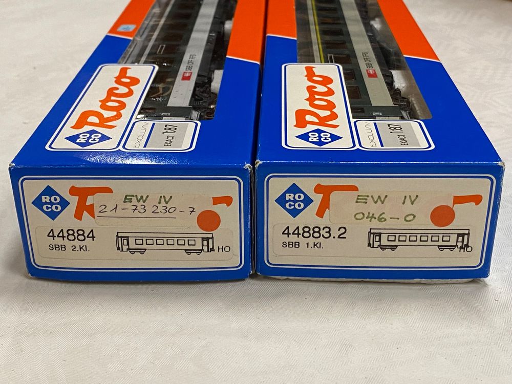 Roco 44883.2 und 44884 (H0 GS) SBB EW IV A und B (Gebraucht) in Zürich für CHF 121 – mit ...