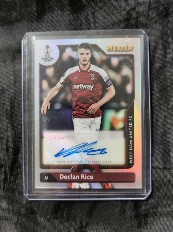 Topps Merlin Declan Rice Auto Trading Card (Gebraucht) in Ostermundigen ...