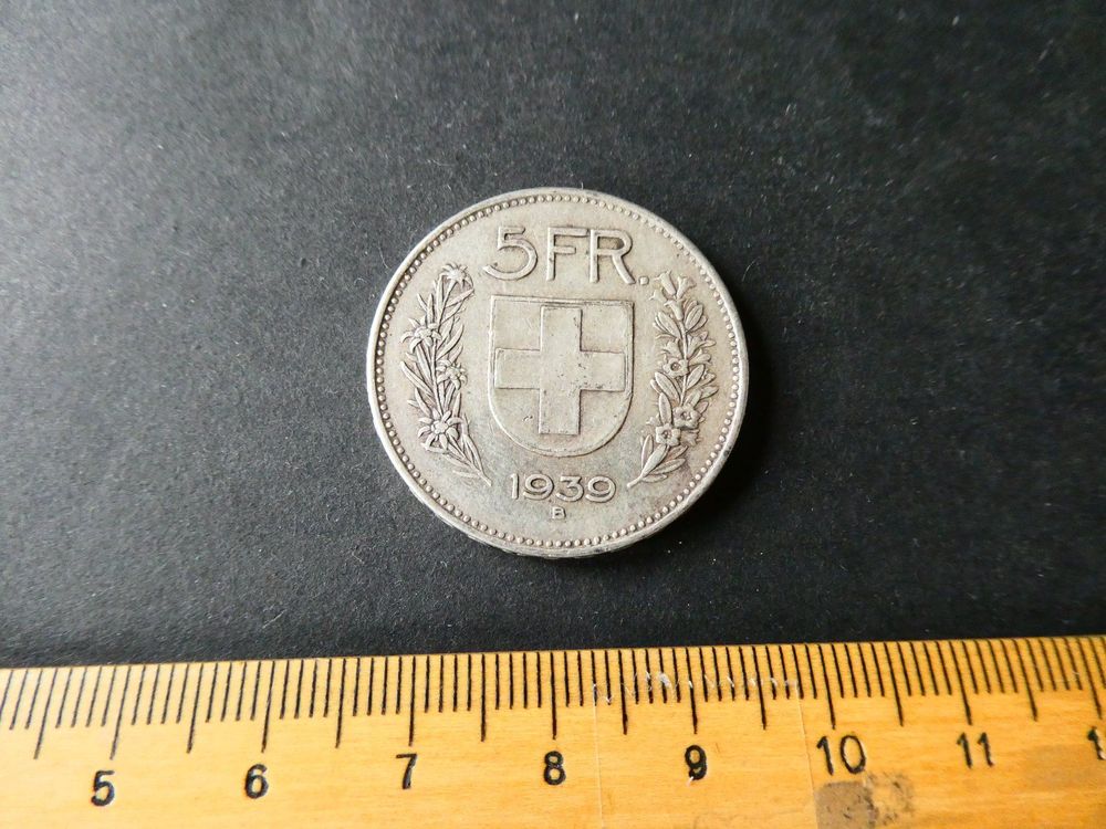 Schweiz 1939, 5 Franken - Silber | Kaufen auf Ricardo
