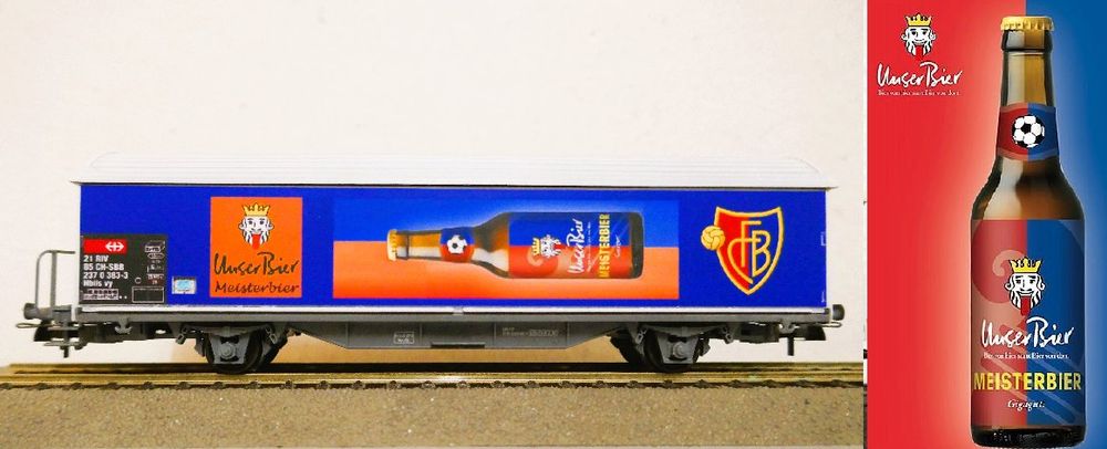 Roco R31 SBB Hbis Brauerei Unser Bier Meisterbier FC Basel | Kaufen auf ...