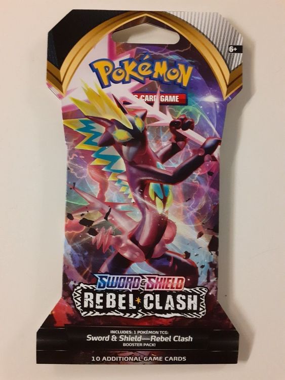 REBEL CLASH Pokémon TCG booster pack new (Neu und originalverpackt) in ...