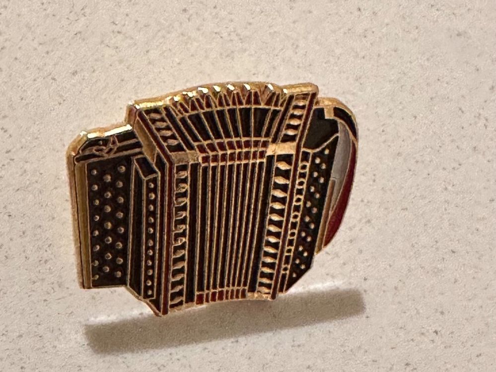 Handorgel Pin + (Gebraucht) in Gutenswil für CHF 4 – mit Lieferung auf Ricardo kaufen