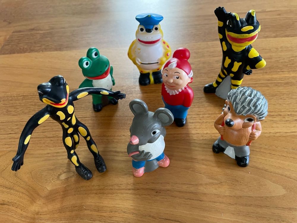 7x Lurchi & seine Freunde Salamander Schuhe Figuren Werbung | Kaufen ...