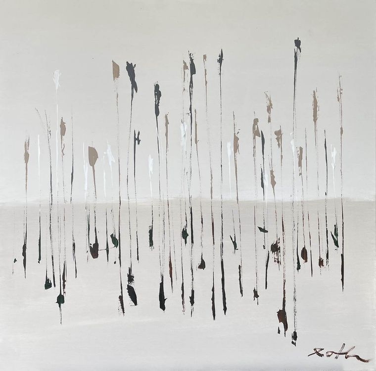 Acryl Bild auf Leinwand Original handegemalt | Kaufen auf Ricardo