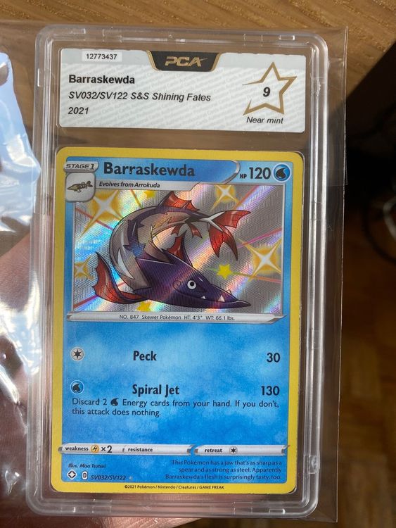 Shiny Barraskewda Pokémon PCA 9 (Neu (gemäss Beschreibung)) in Root für ...