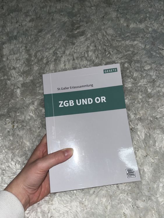 ZGB und OR St. Galler Erlasssammlung (Neu (gemäss Beschreibung)) in ...