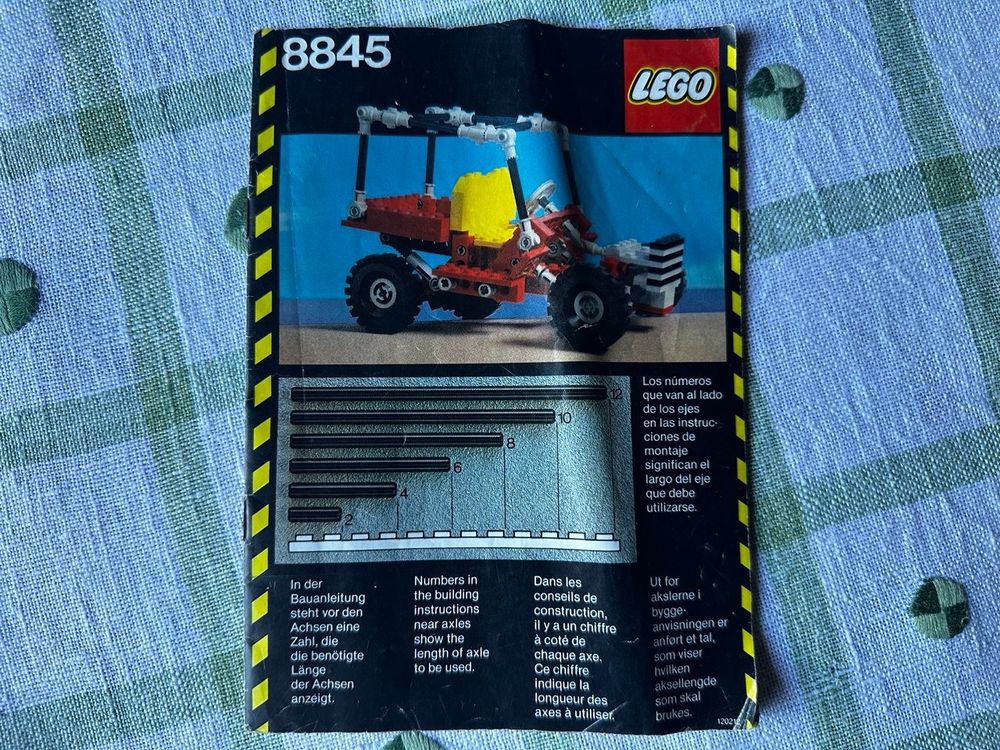 LEGO 8845 - Dune Buggy Anleitung, Bauanleitung (Gebraucht) in Fribourg ...