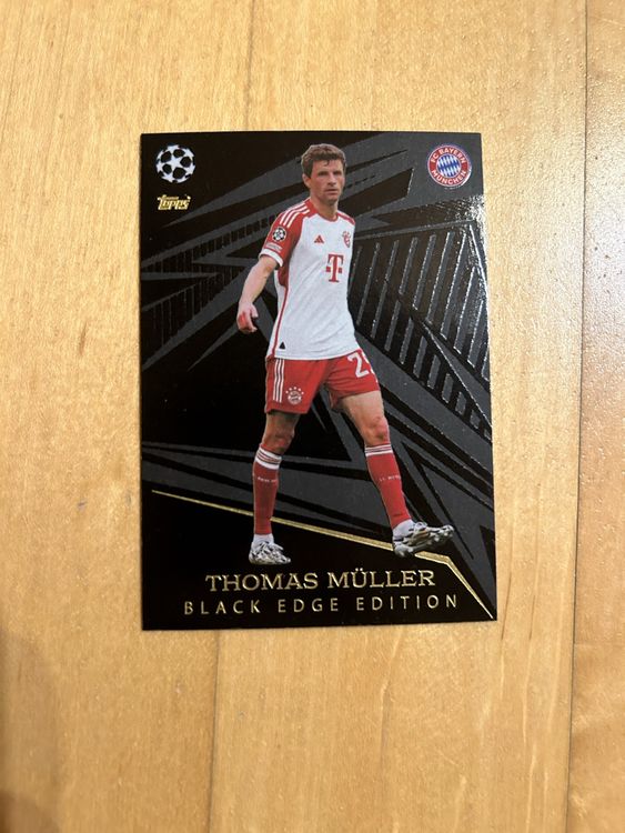 Topps UCL Black Edge Edition Thomas Müller Karte (Neu (gemäss ...