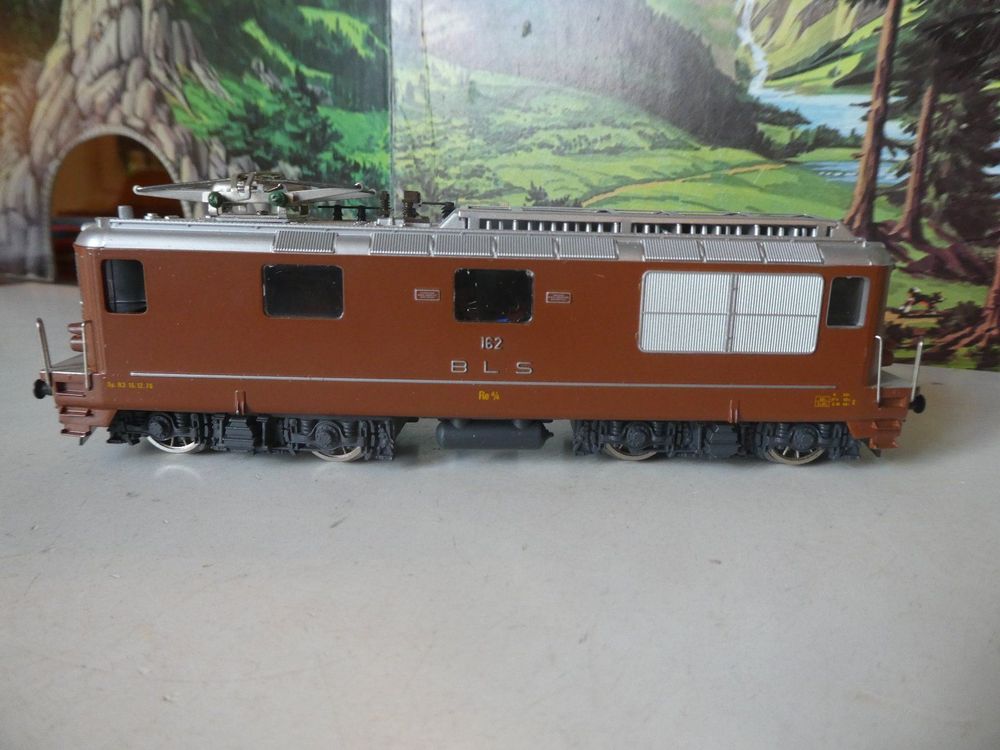 HAG BLS Re 4/4 braun H0 GL/int 4 | Kaufen auf Ricardo