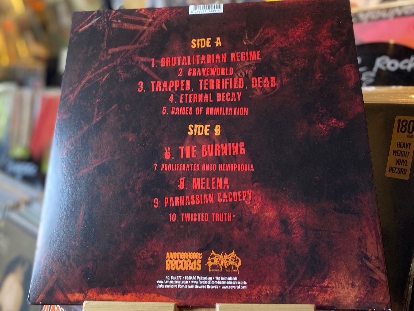 BLOOD RED THRONE - BRUTALITARIAN REGIME...OG NL 2014...NM/NM (D ...